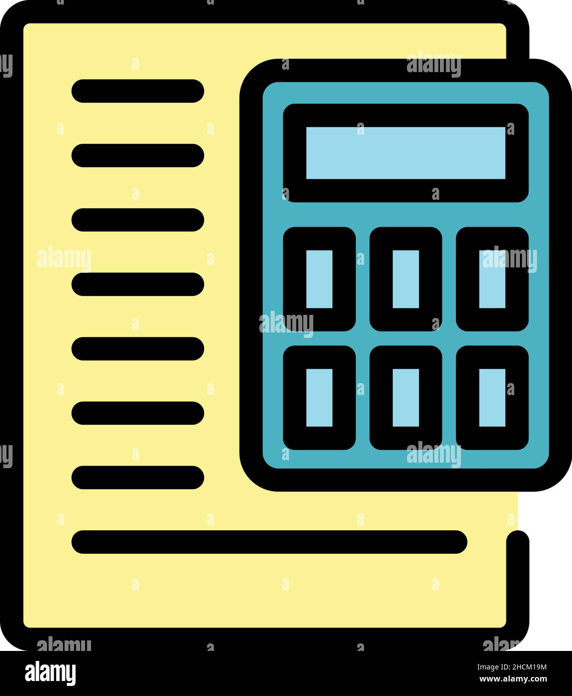 Manual calculation Stock Vector Images - Alamy