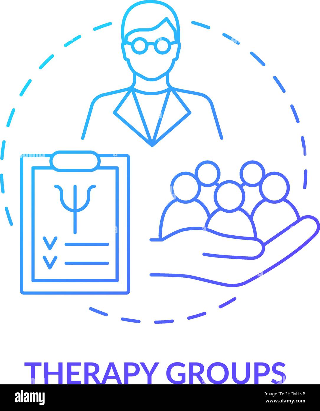 Therapy groups blue gradient concept icon Stock Vector Image & Art - Alamy Therapy groups blue gradient concept icon Stock Vector Image & Art - Alamy