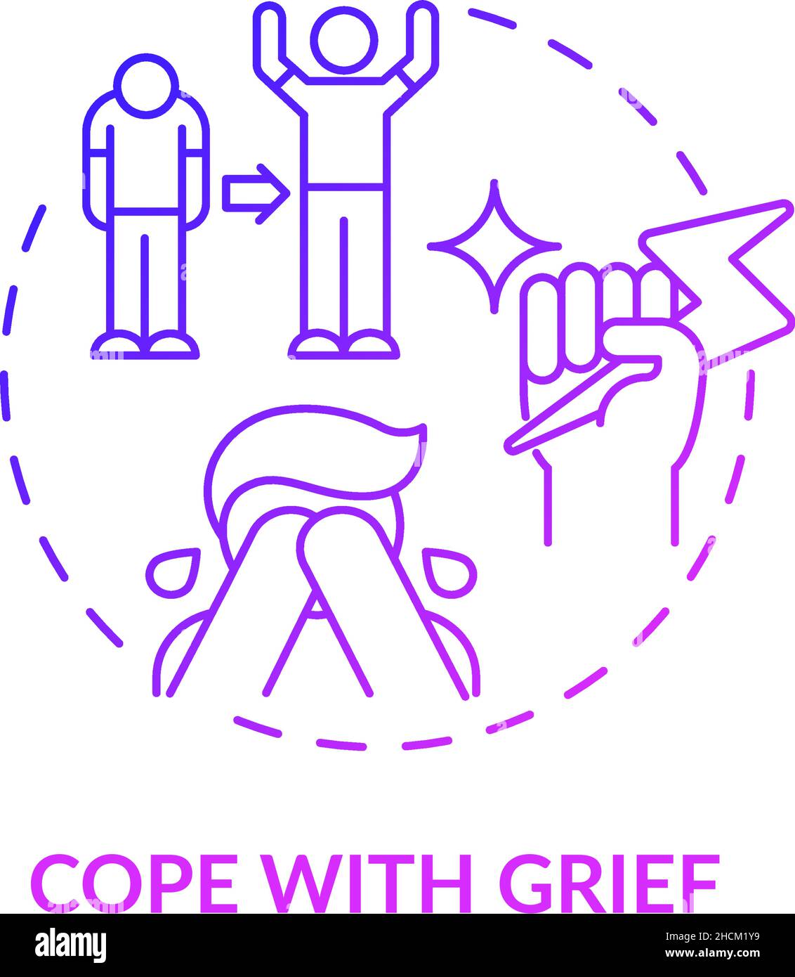 Bereavement support Stock Vector Images - Alamy