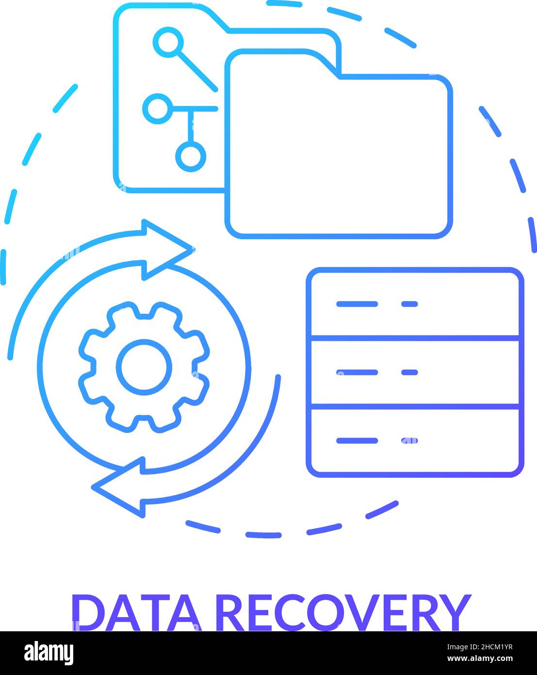 Data recovery blue gradient concept icon Stock Vector Image & Art - Alamy Data recovery blue gradient concept icon Stock Vector Image & Art - Alamy