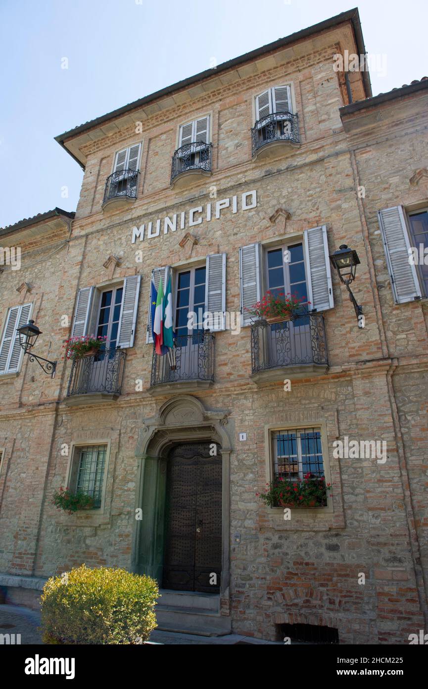 Europe, Italy, Lombardy, Pavia, Varzi, a medieval village and place of ...