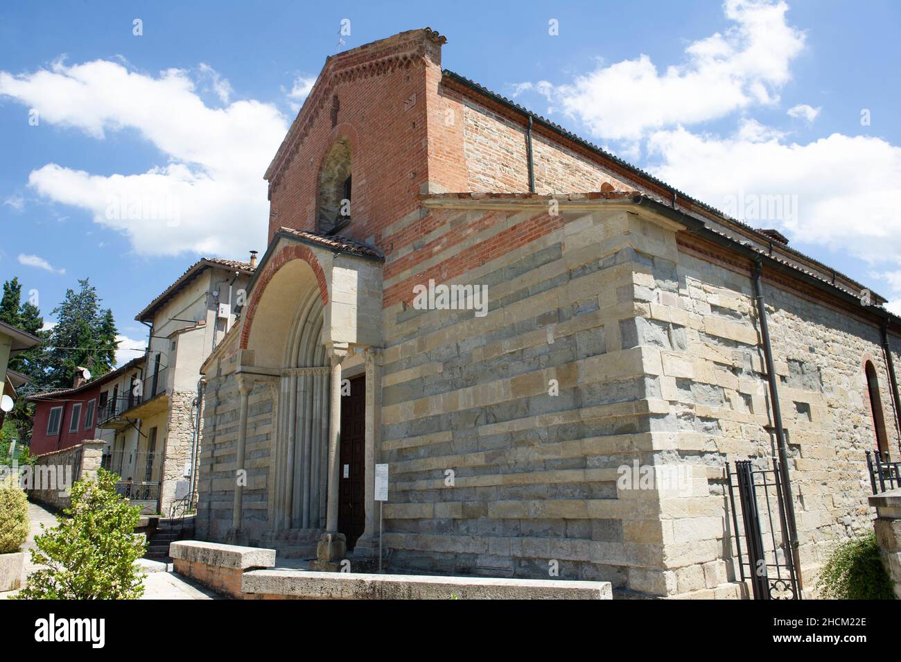 Europe, Italy, Lombardy, Pavia, Varzi, a medieval village and place of ...
