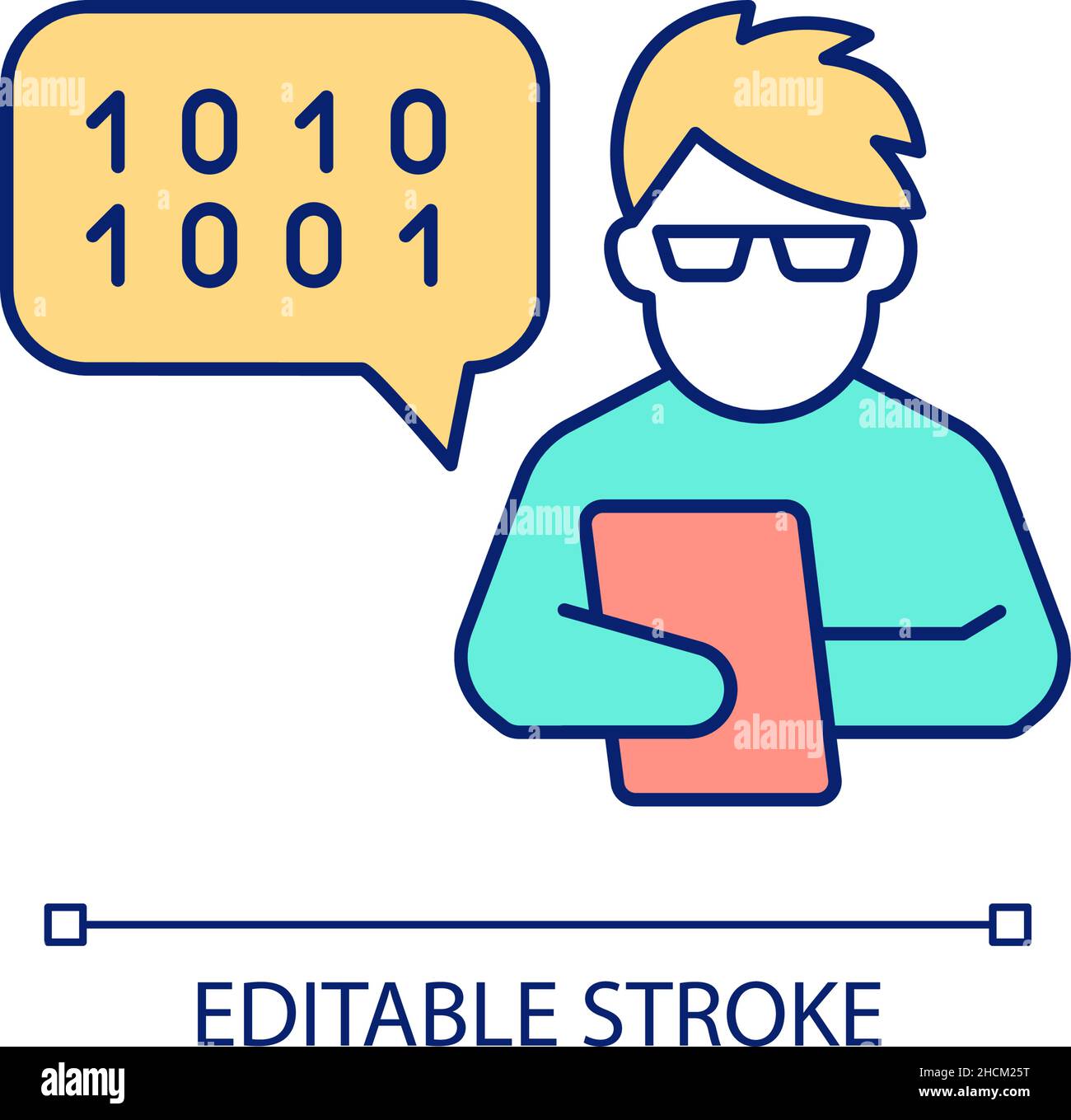 Encryption specialist Stock Vector Images - Alamy