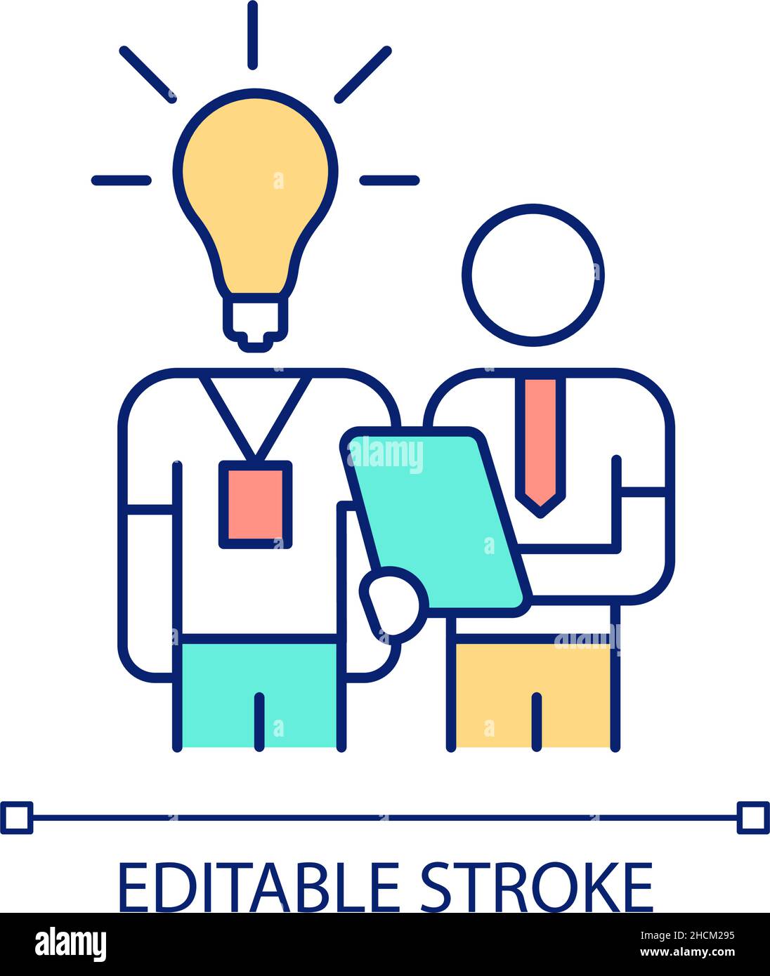 Career flexibility Stock Vector Images - Alamy