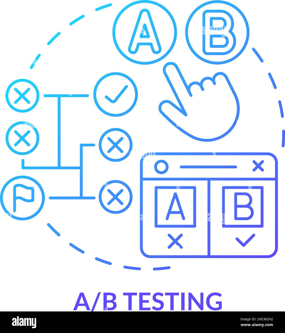 AB testing blue gradient concept icon Stock Vector Image & Art - Alamy AB testing blue gradient concept icon Stock Vector Image & Art - Alamy