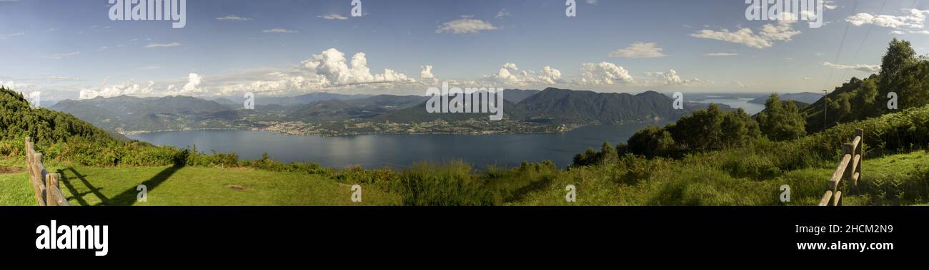 Landscape of Maggiore Lake,Verbano lake Stock Photo - Alamy