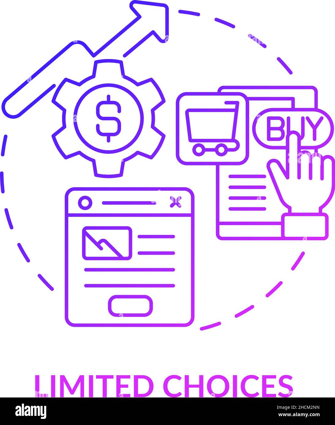 Limited choices Stock Vector Images - Alamy