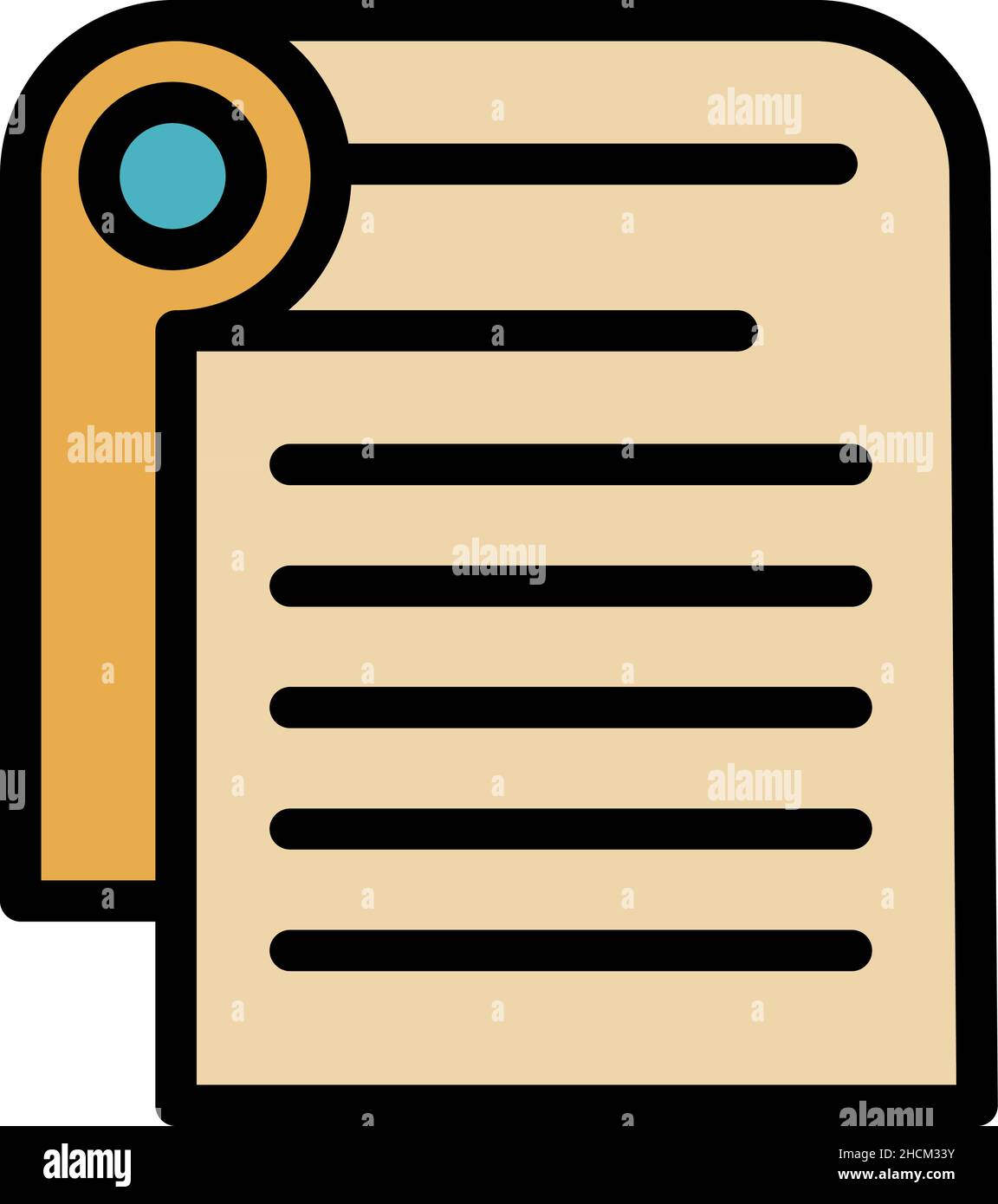 Digital training icon. Outline digital training vector icon color flat ...