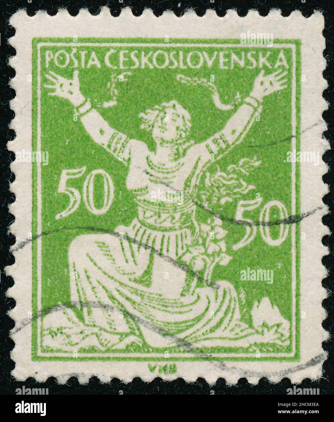 POLTAVA, UKRAINE - Desember 30, 2021. Vintage stamp printed in ...