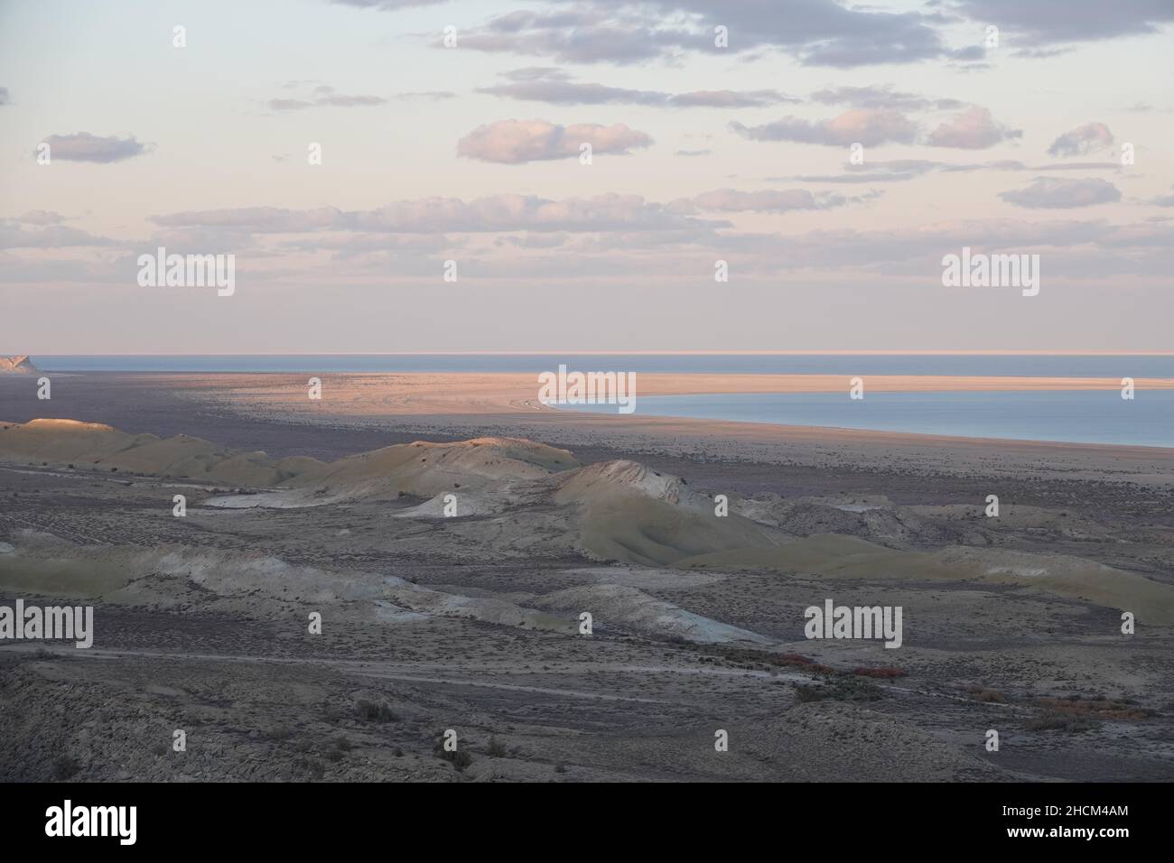 Mujnak, Uzbekistan. 21st Oct, 2021. The water in the western part of ...