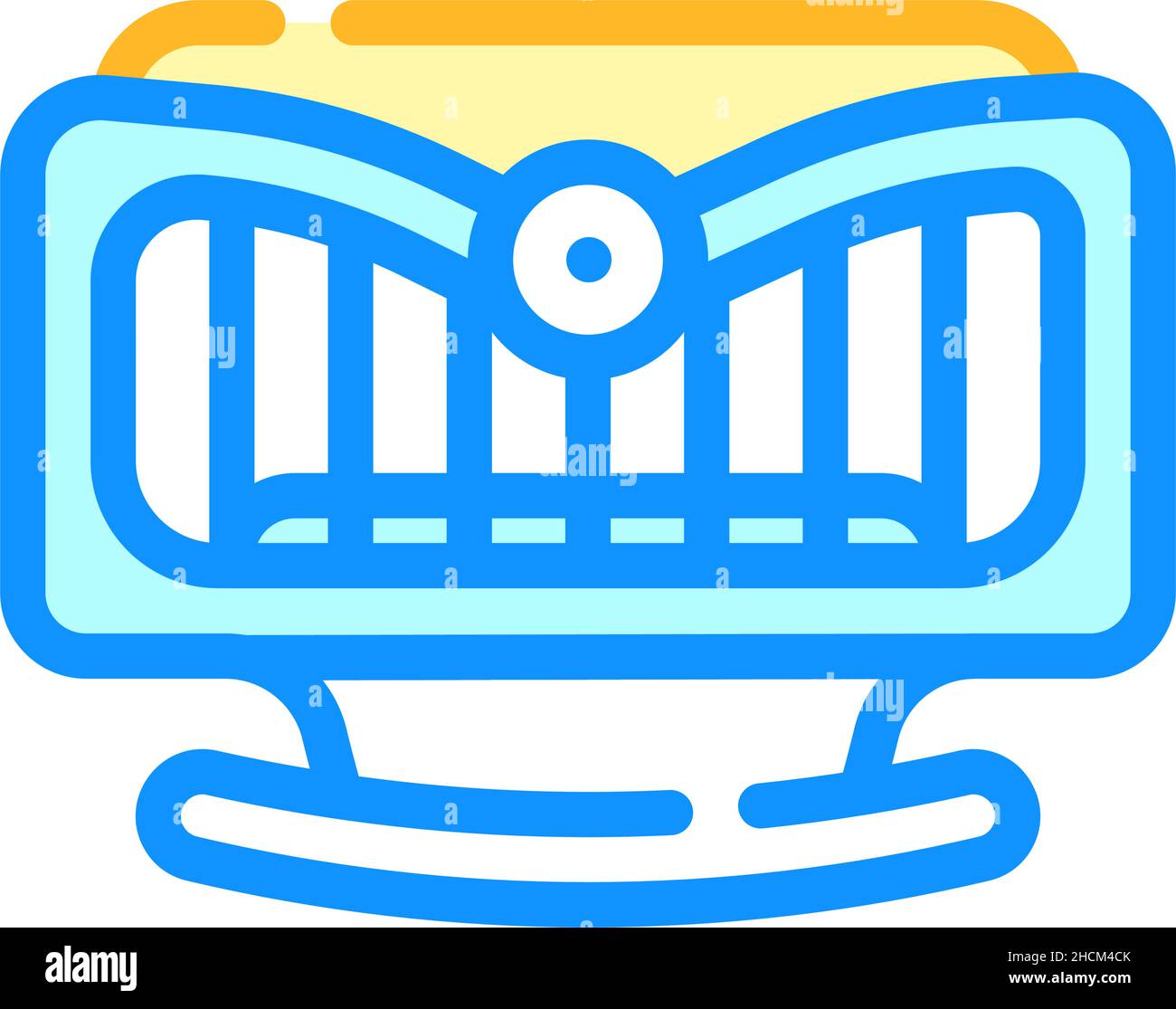 rocking bed color icon vector illustration Stock Vector Image & Art - Alamy