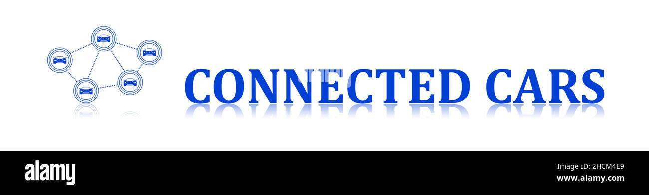 Connected technology cars Cut Out Stock Images & Pictures - Alamy