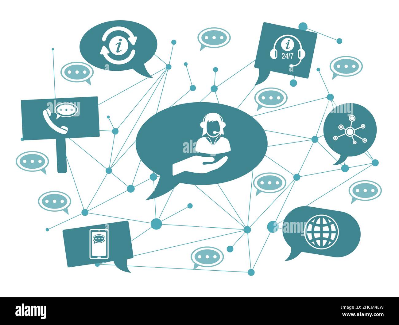 Hotline speech bubble symbol hi-res stock photography and images - Alamy