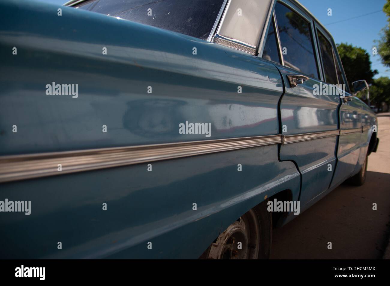 Side view of a retro styled car - perfect for background Stock Photo ...
