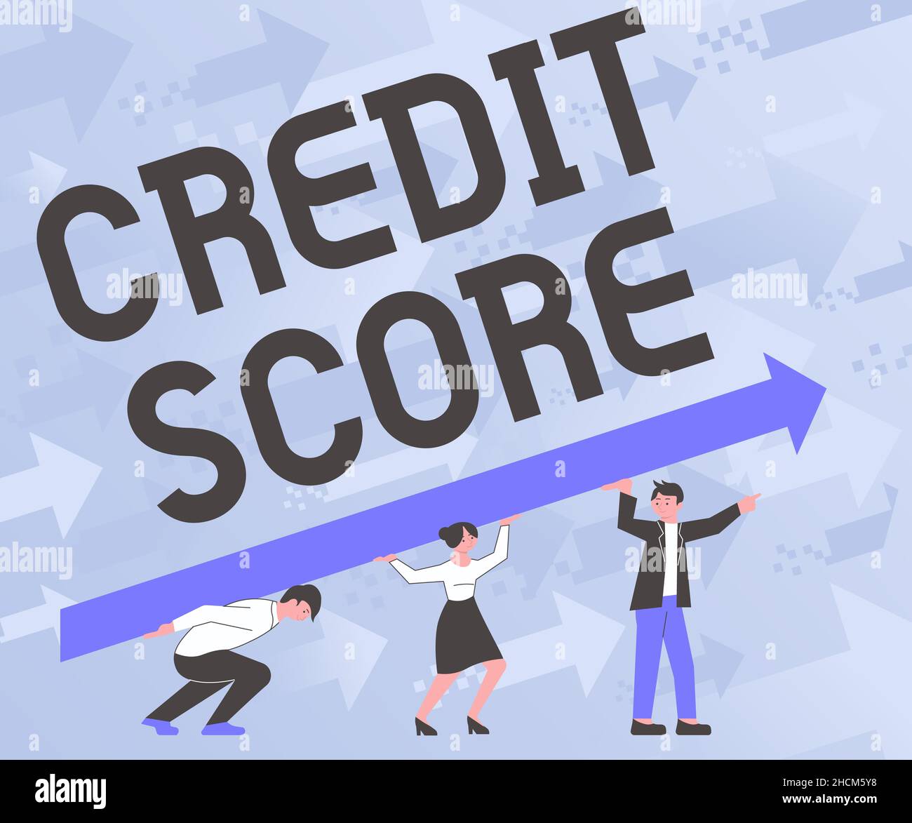 Inspiration showing sign Credit Score. Business concept numerical ...