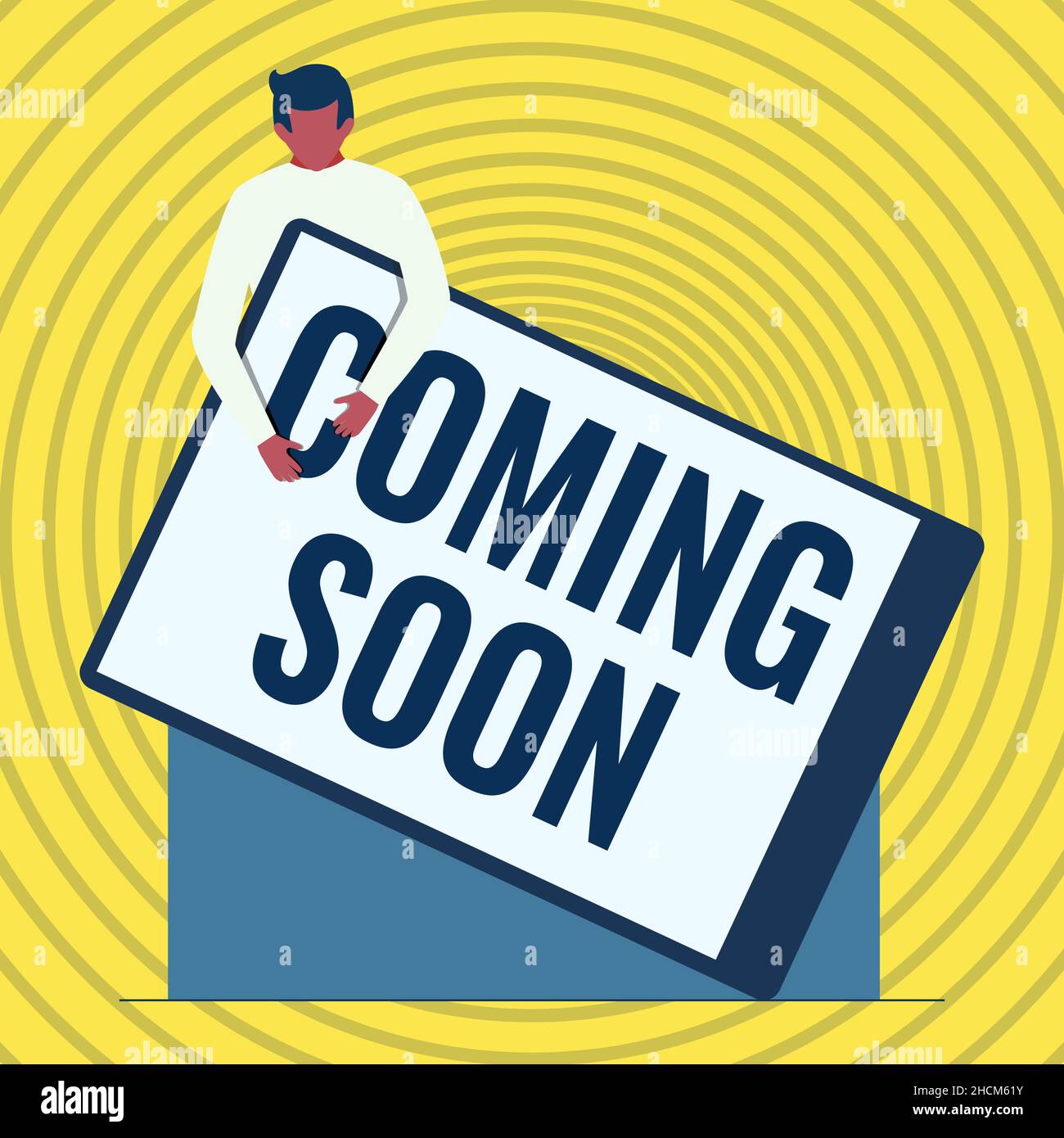 Inspiration showing sign Coming Soon. Business concept an event that is ...