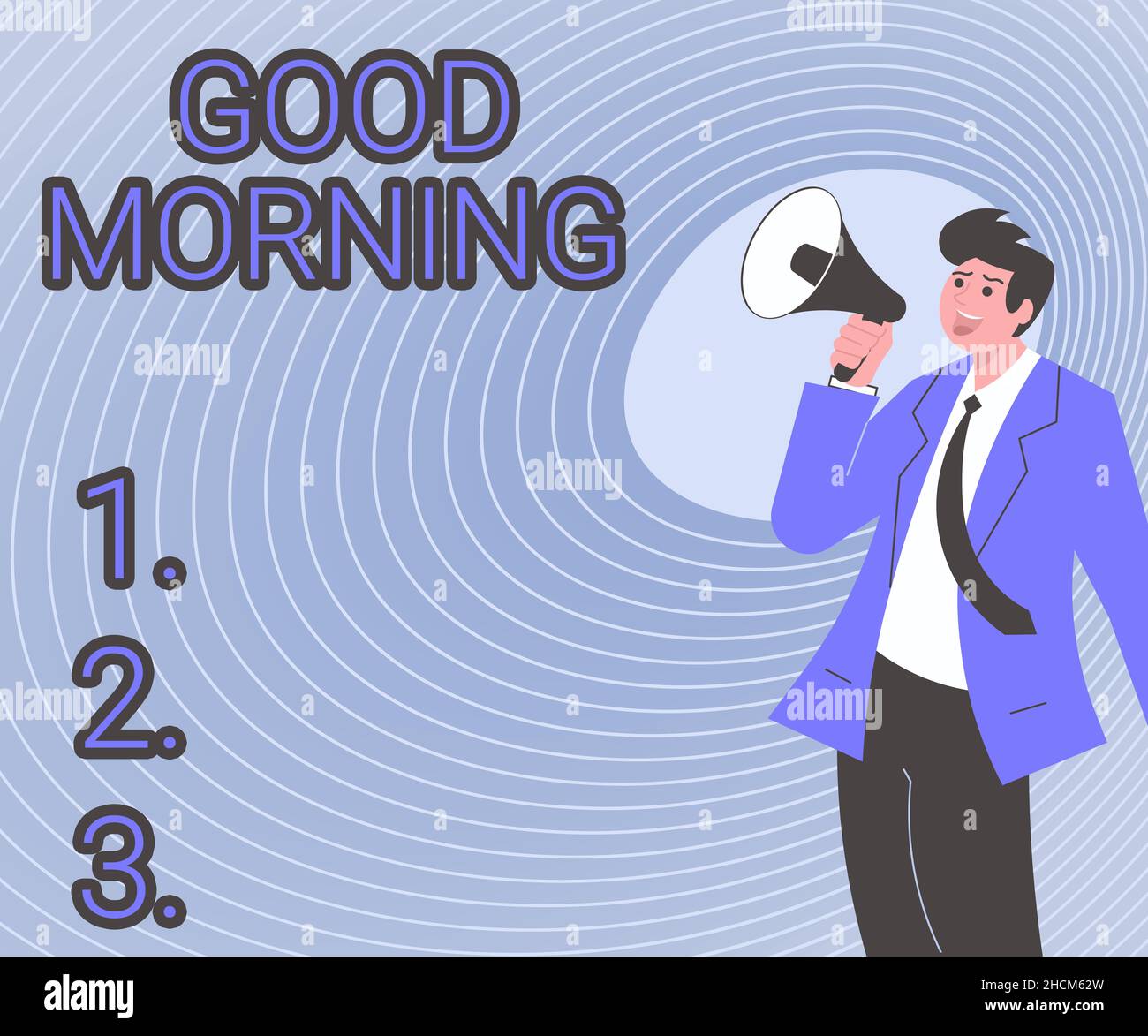 Conceptual caption Good Morning. Internet Concept happy day message and ...