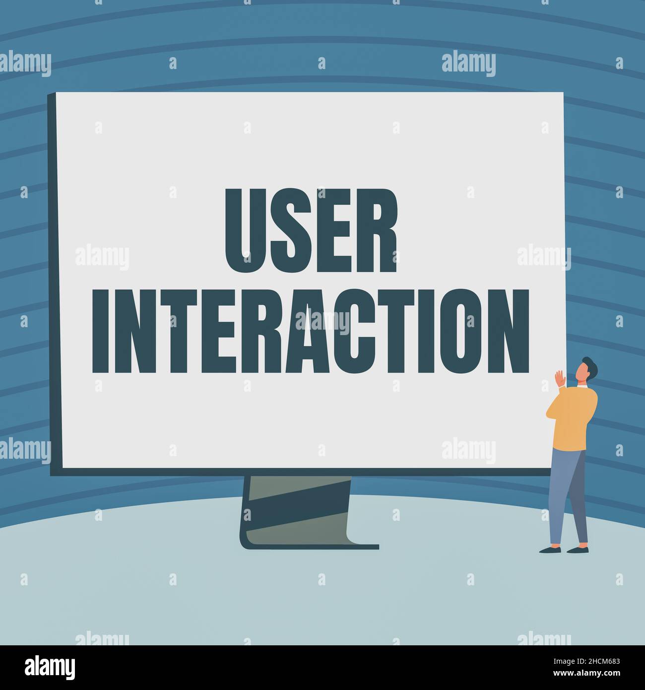 Writing Displaying Text User Interaction Word Written On How The Customer Acts On The System