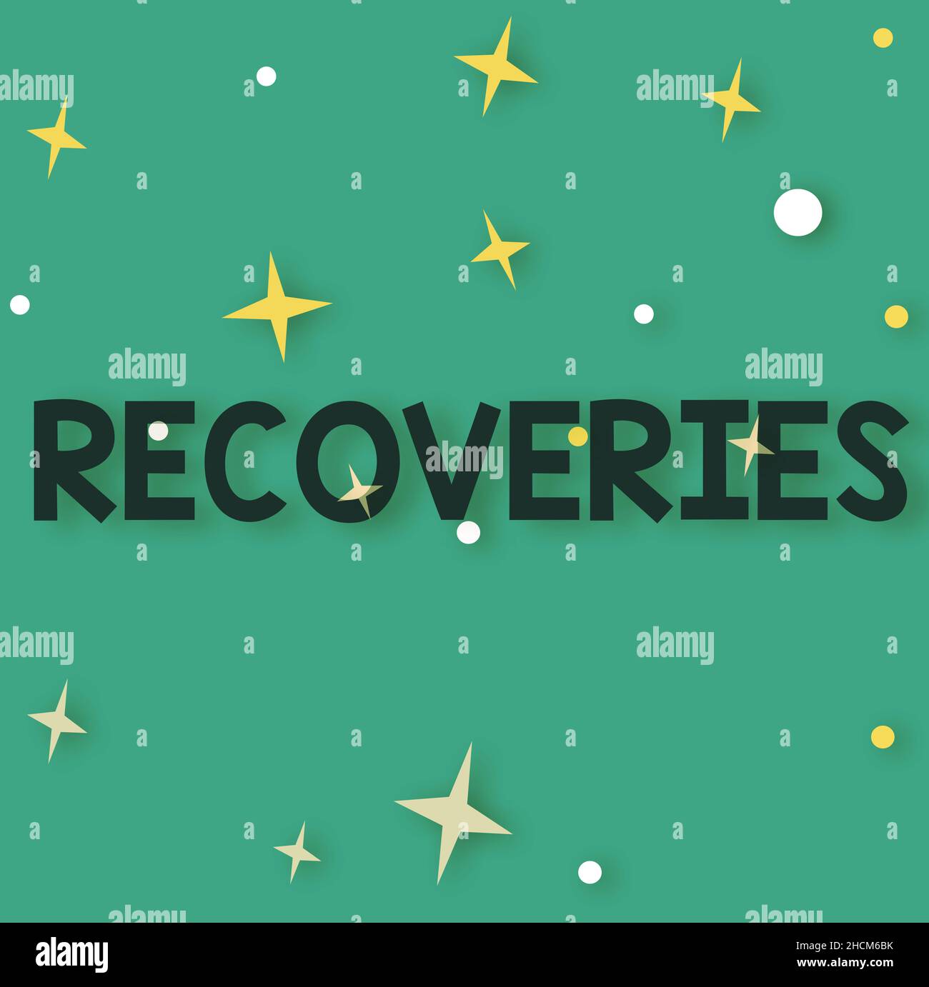 Conceptual display Recoveries. Internet Concept process of regaining ...