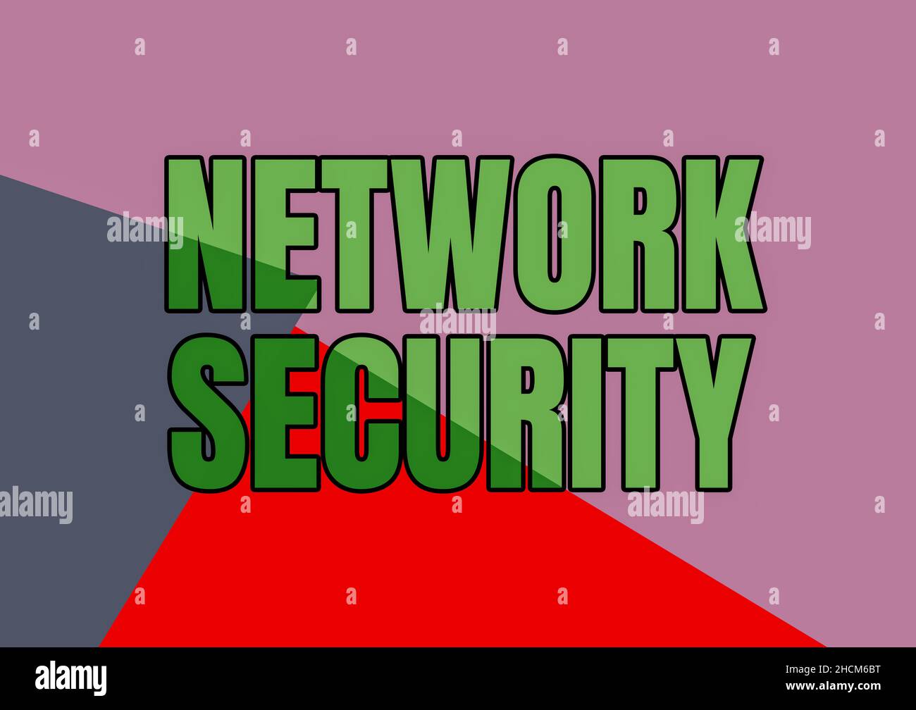 Hand Writing Sign Network Security Business Showcase Practice Of