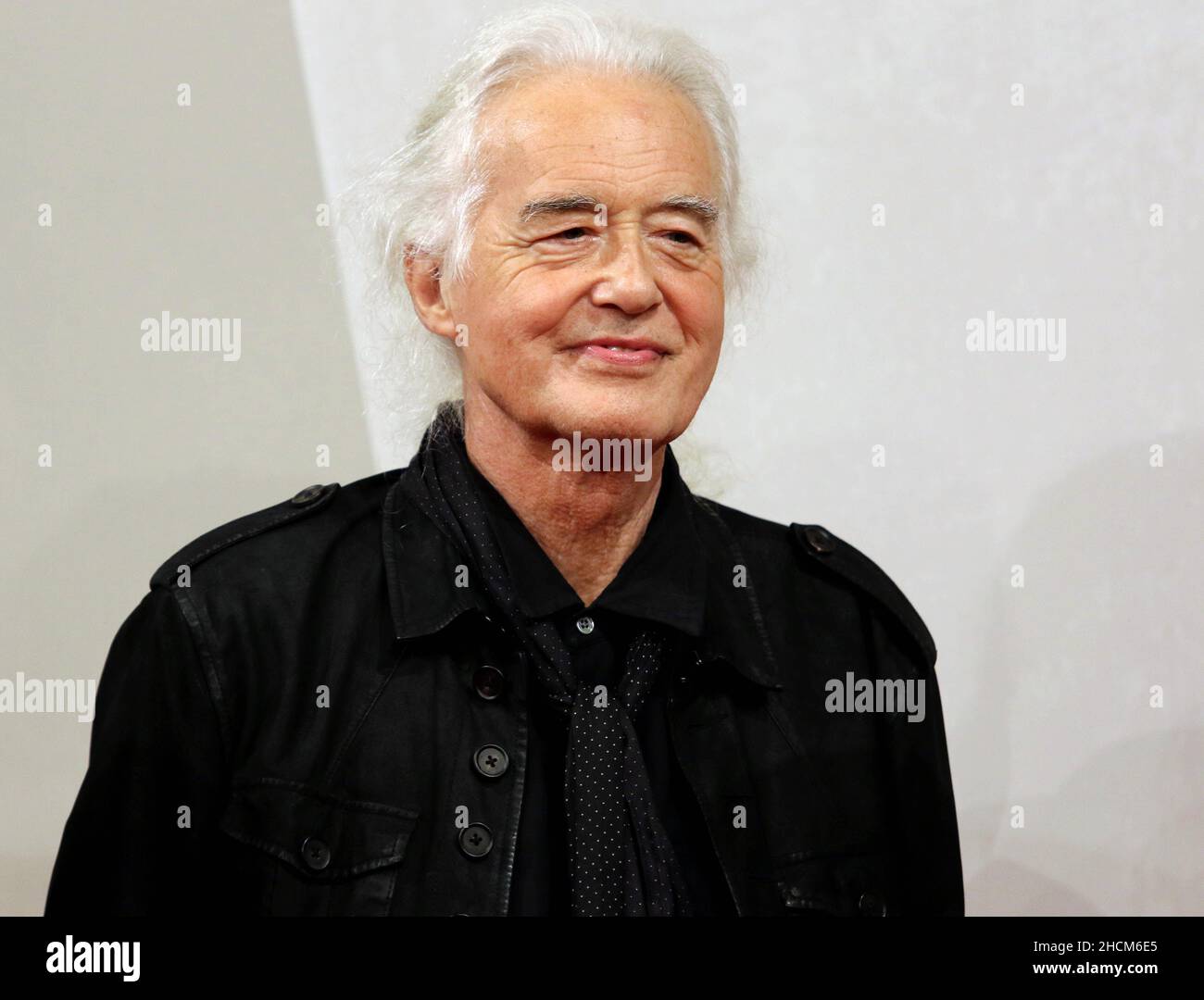 Italy, Lido di Venezia, September 5, 2021 : Jimmy Page, the legendary ...