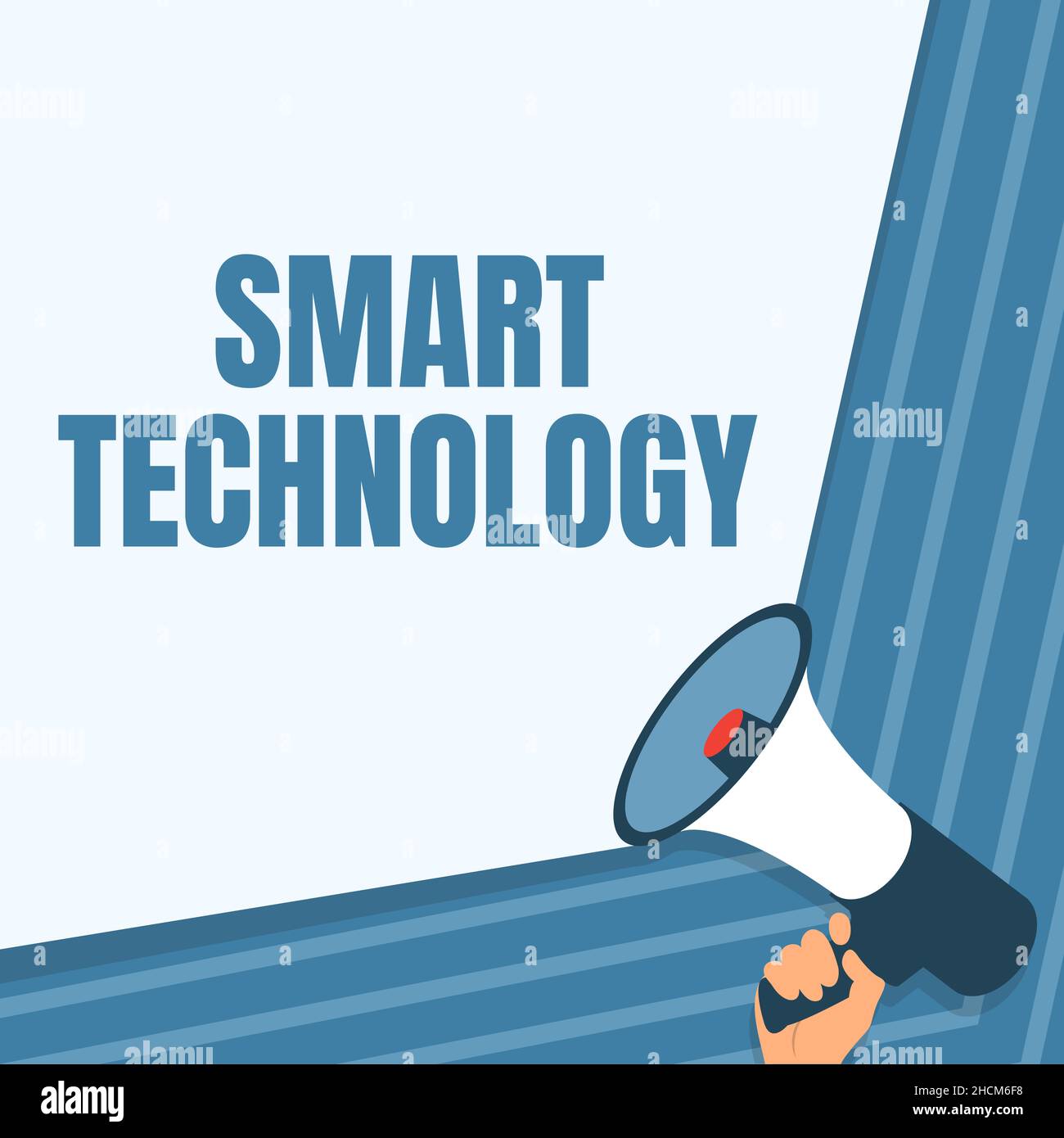 Text sign showing Smart Technology. Business concept used to protect and prevent errors in hard ...