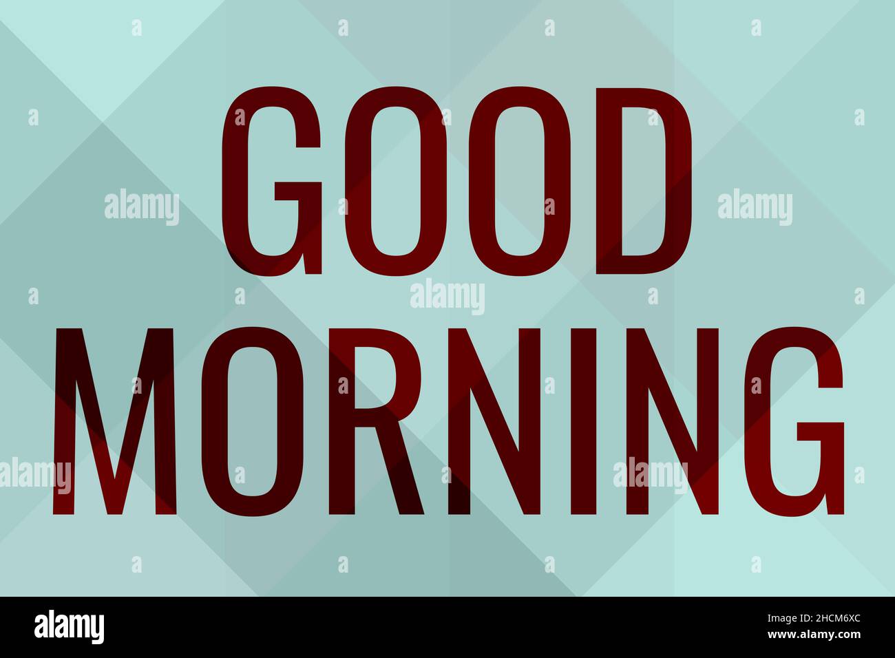 Hand writing sign Good Morning. Business concept happy day message and ...