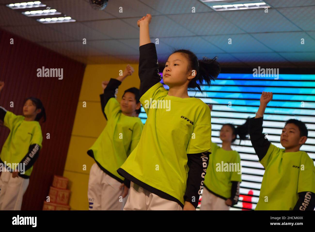 Teacher pupils dancing hi-res stock photography and images - Alamy