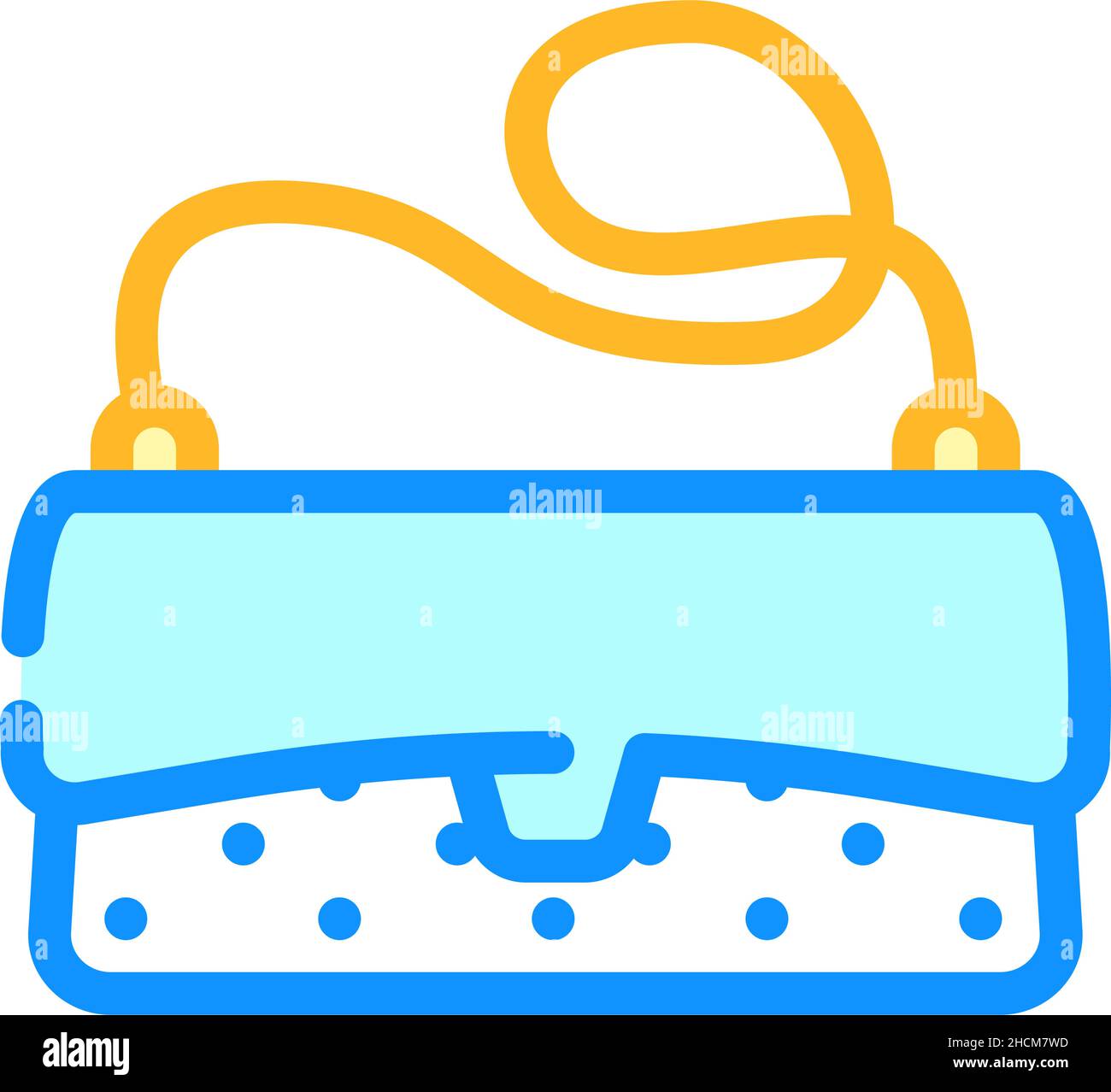 clutch bag color icon vector illustration Stock Vector Image & Art - Alamy