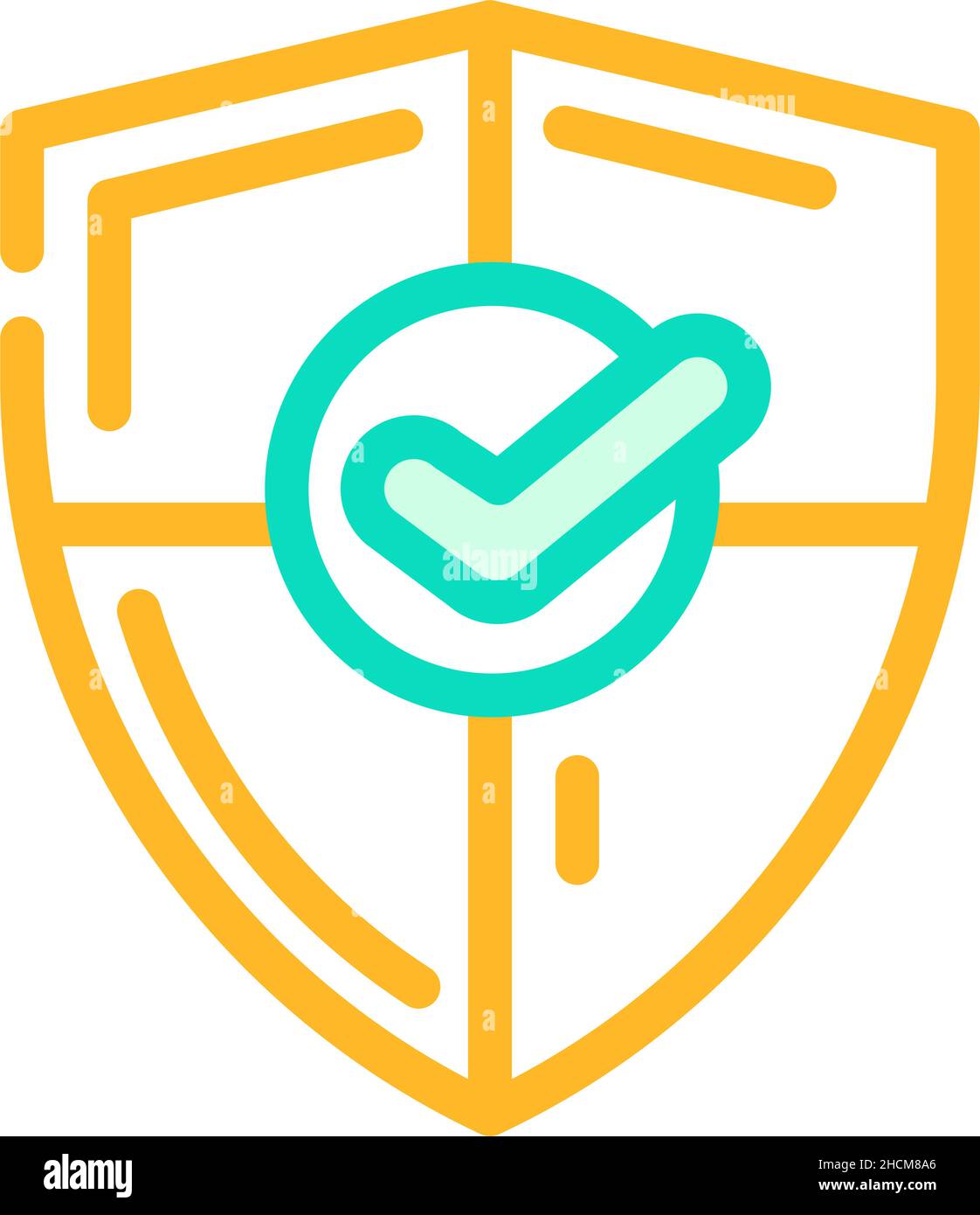 assurance compliance color icon vector illustration Stock Vector Image ...
