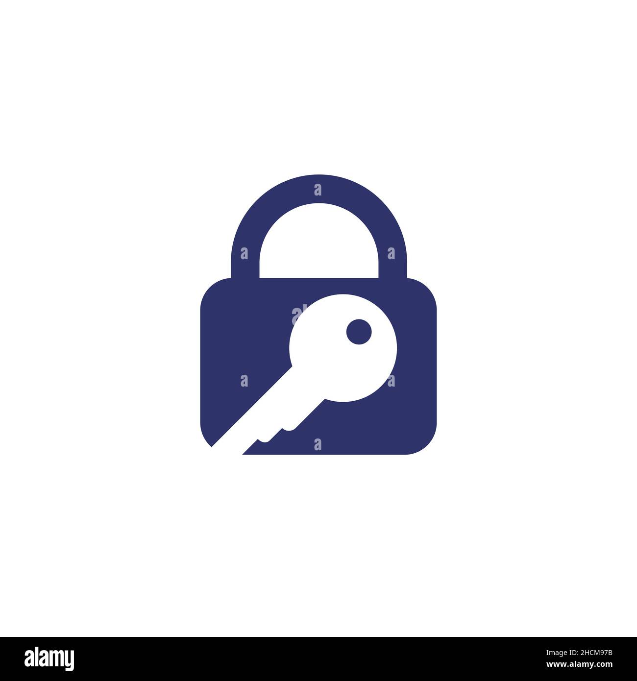 Lock and key icon, vector Stock Vector Image & Art - Alamy