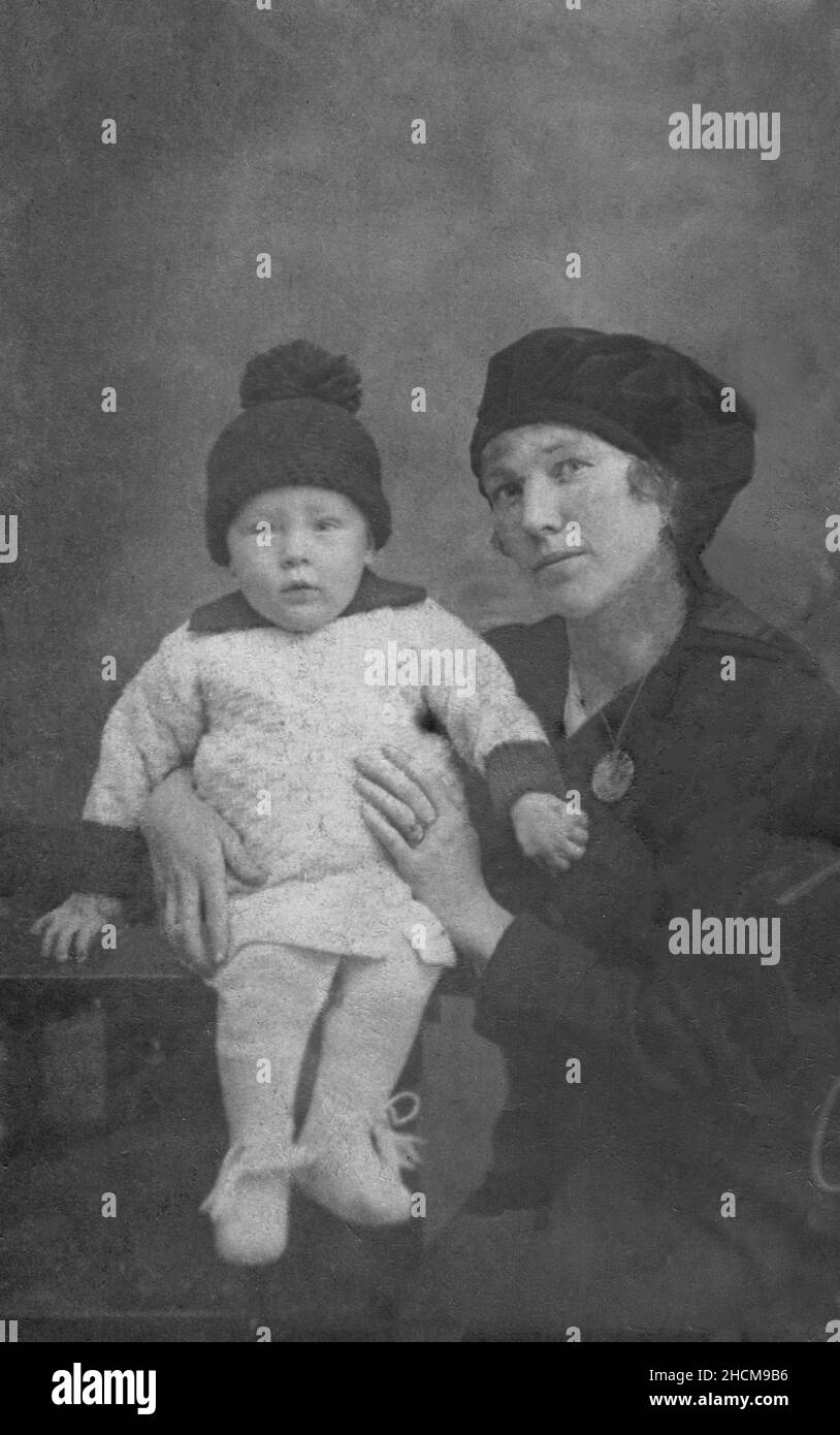 Baby photo taken in Black and White Stock Photos & Images - Alamy