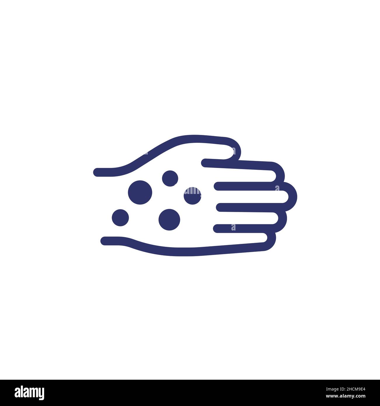 psoriasis or rash icon, skin disease vector Stock Vector Image & Art ...