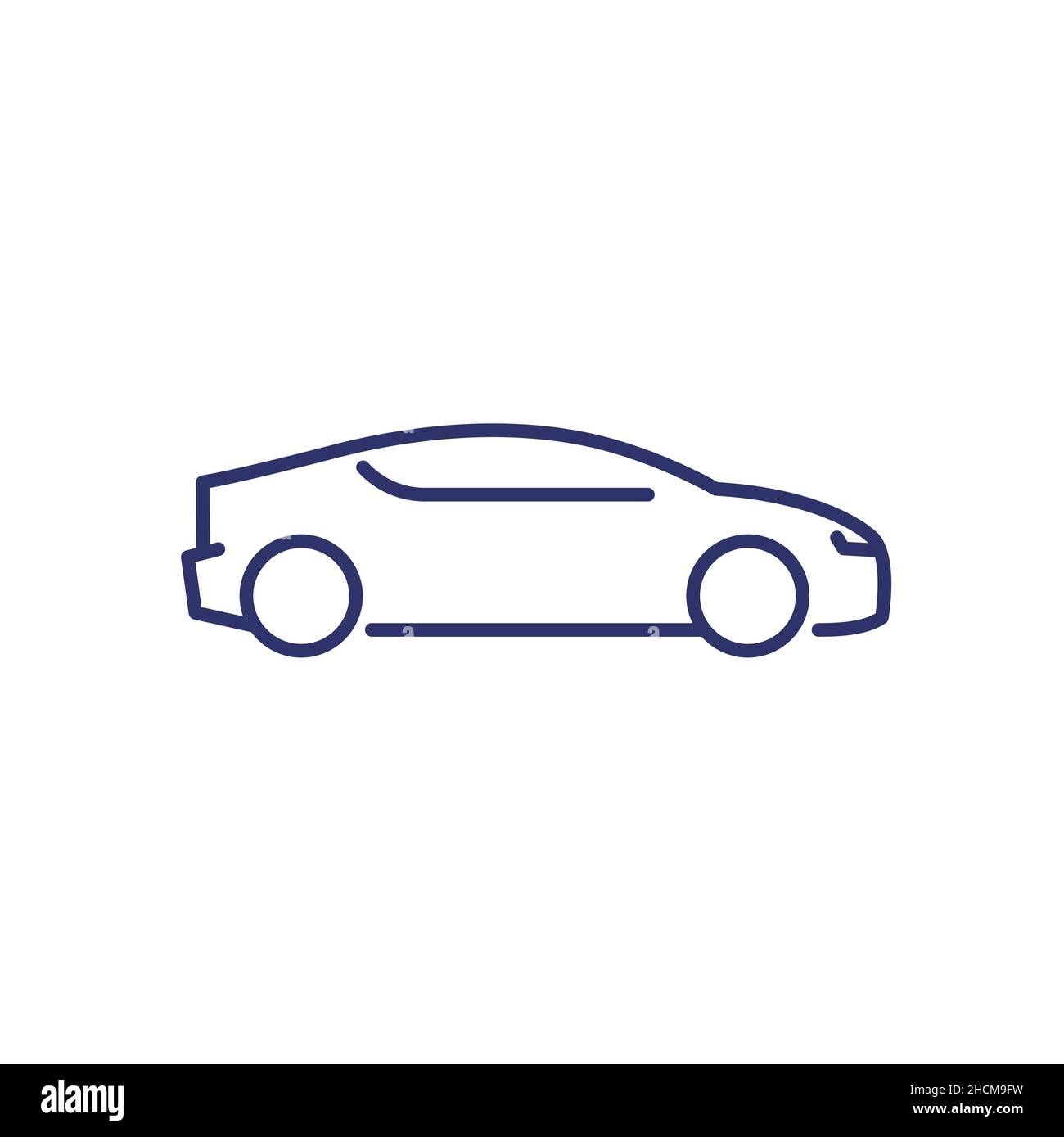 Super car outline hi-res stock photography and images - Alamy