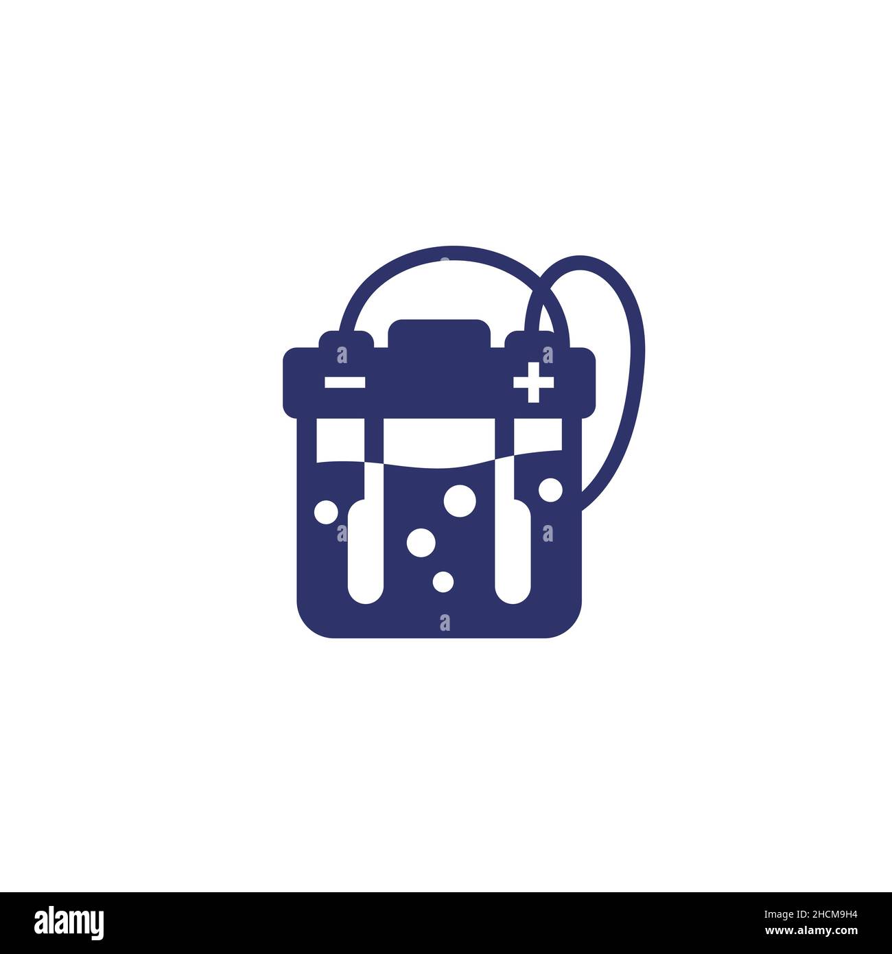 electrolysis icon on white, vector Stock Vector Image & Art - Alamy