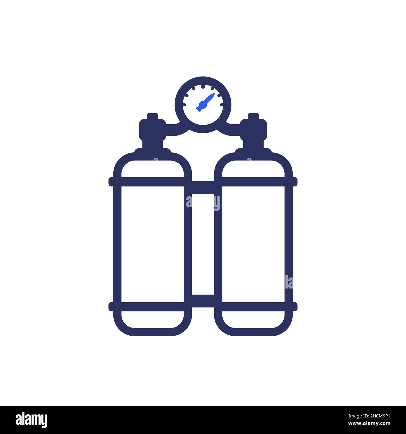 Compressed air tanks Stock Vector Images - Alamy