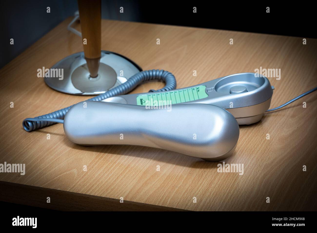 An old classic land line telephone Stock Photo - Alamy