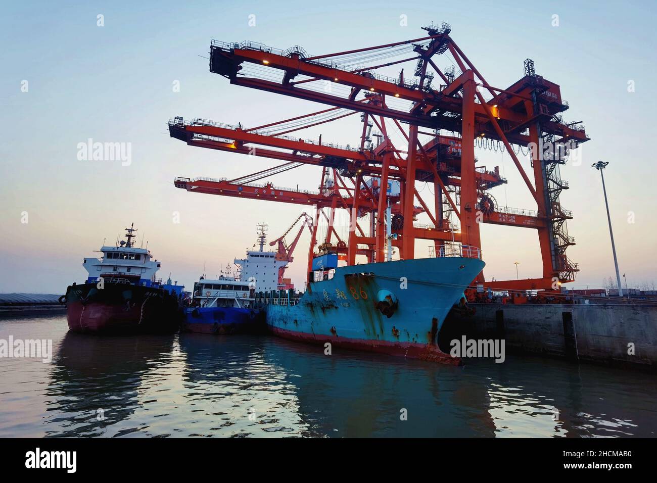 Suzhong international container hi-res stock photography and images - Alamy
