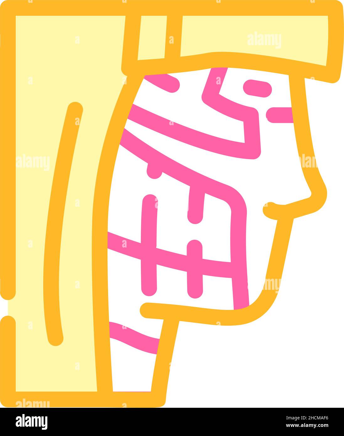 Lip augmentation facial lifting Cut Out Stock Images & Pictures - Alamy