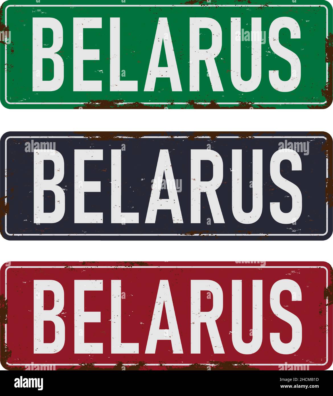 Belarus road sign isolated on white background Stock Vector Image & Art ...