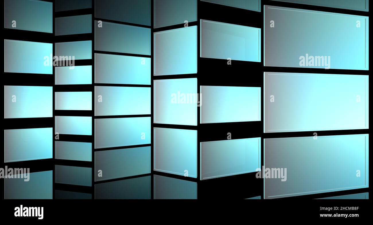 The Blue light bright neon. Blue design LED displays. Neon abstract ...