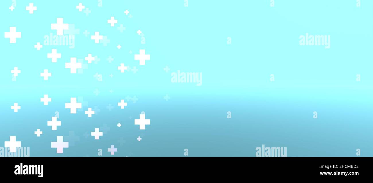 The Light blue medical background. Cruciform medical background ...