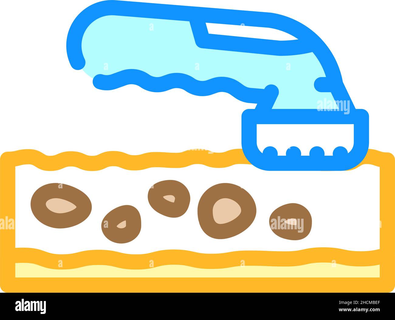 removal of age spots color icon vector illustration Stock Vector Image ...