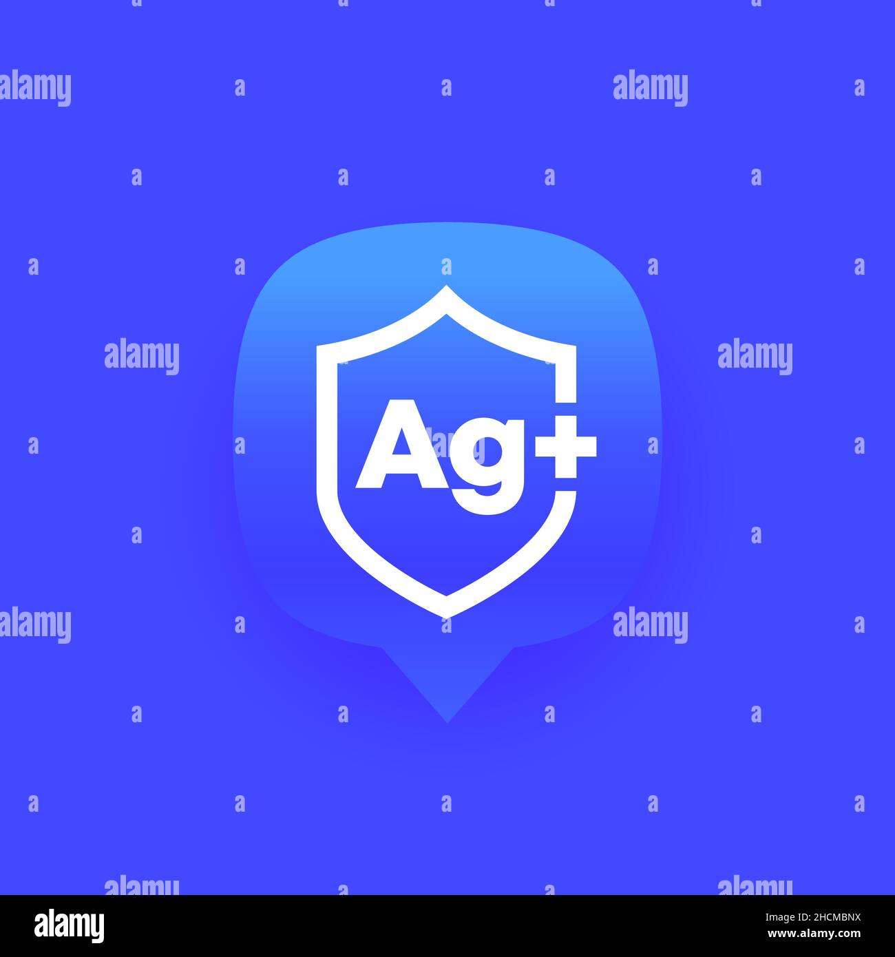 Silver ions for antibacterial protection icon Stock Vector Image & Art ...