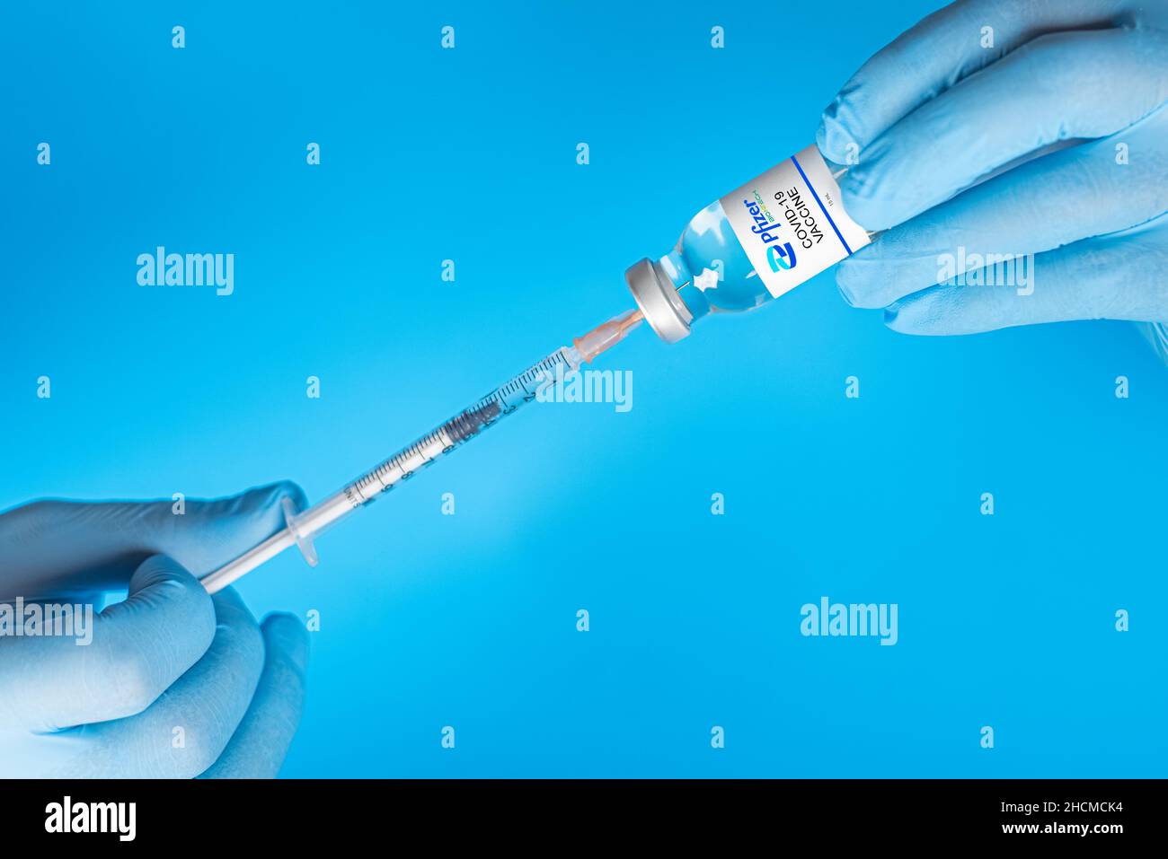 Pfizer new logo hi-res stock photography and images - Alamy