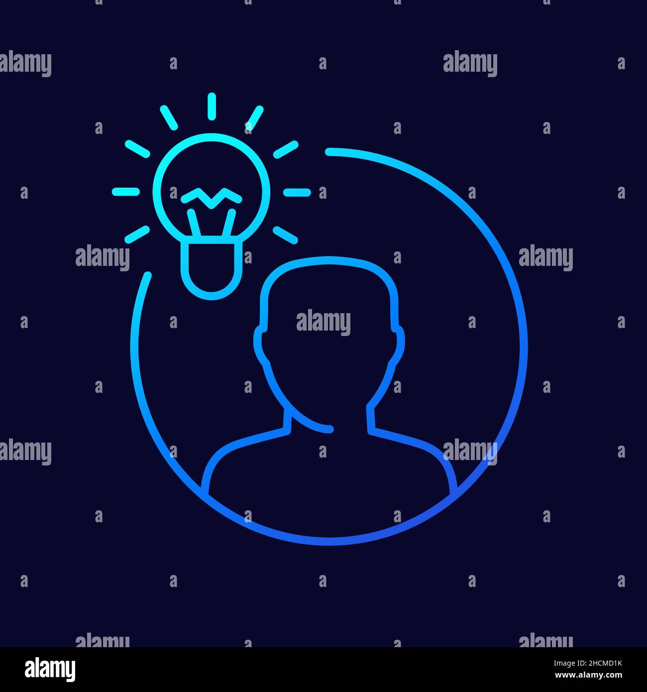 Moment to think Stock Vector Images - Alamy