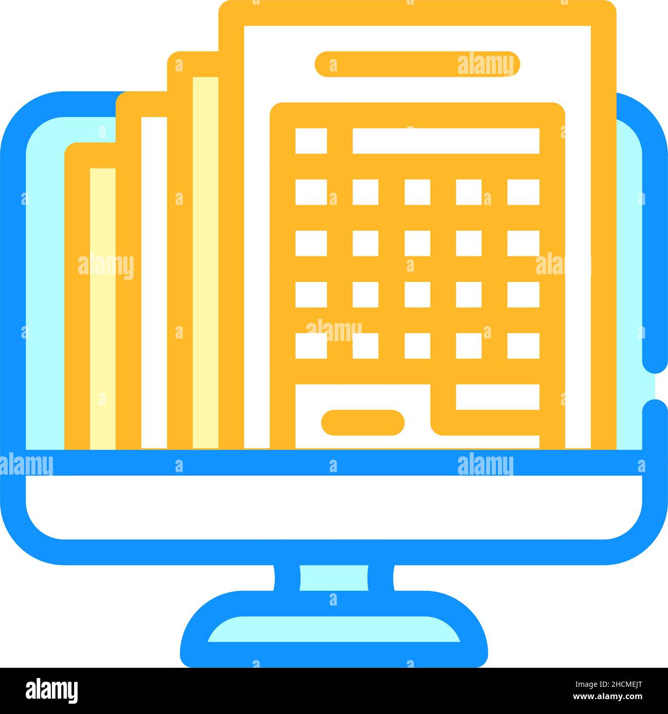 statement expertise color icon vector illustration Stock Vector Image ...