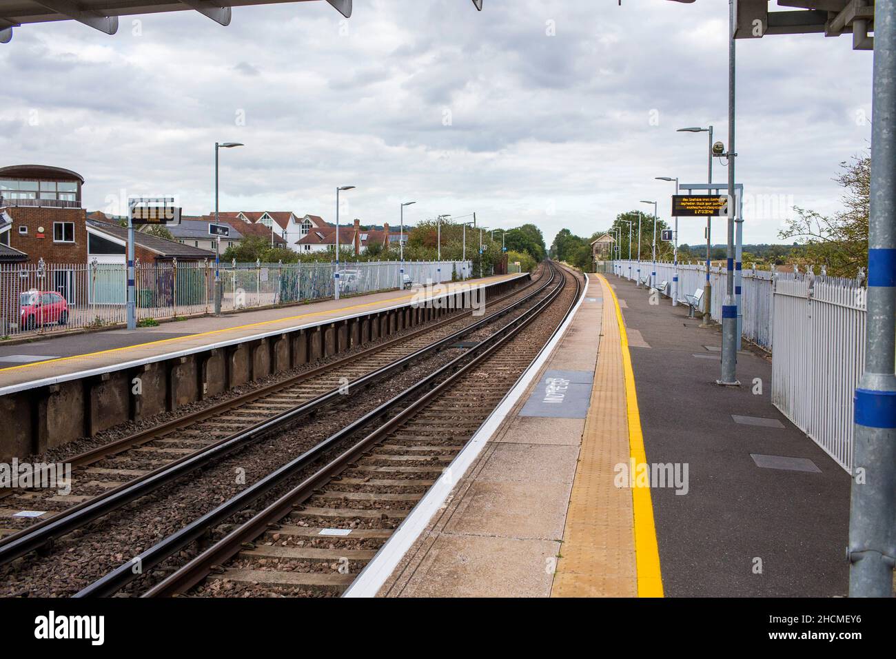 Wye railway station serves Wye in Kent, England, on the Ashford to ...