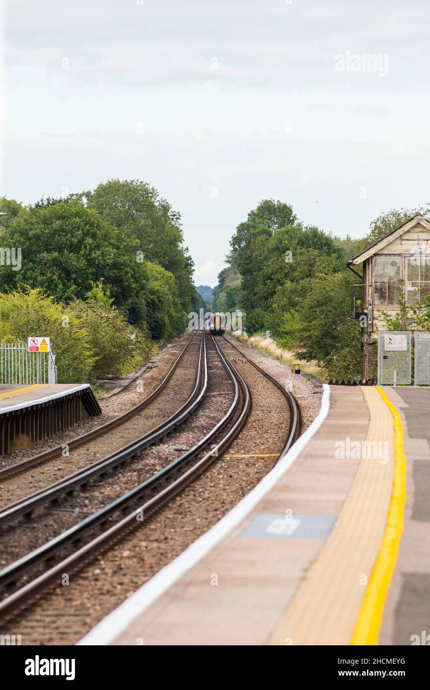 Wye railway station serves Wye in Kent, England, on the Ashford to ...