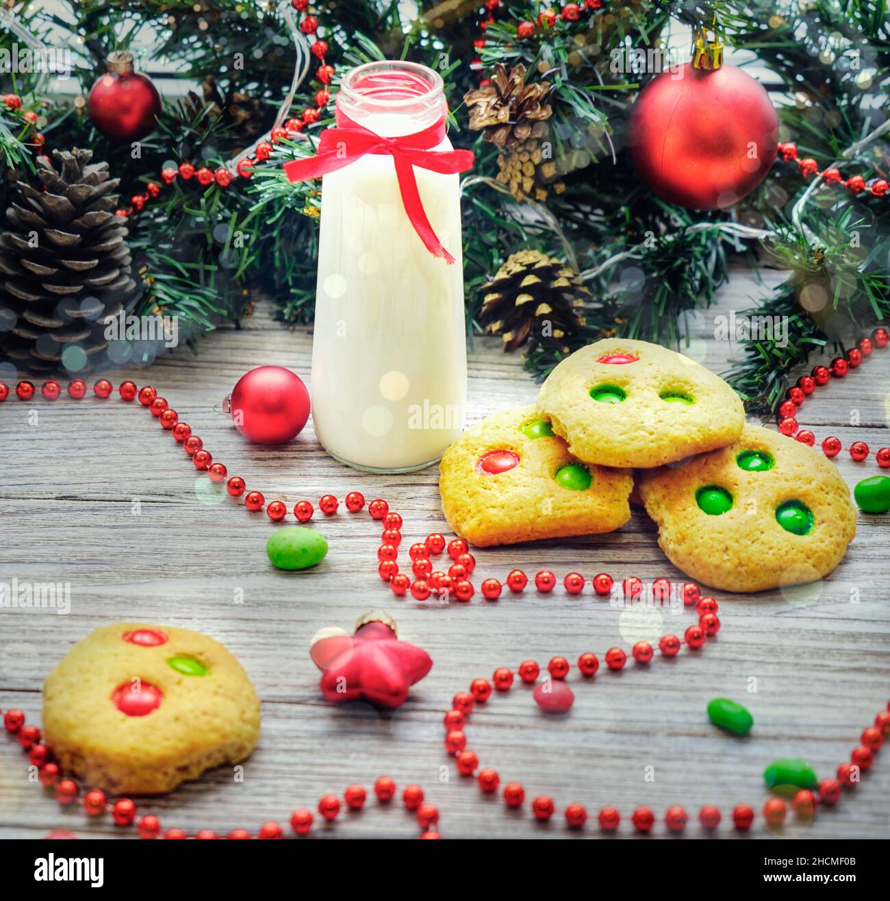 Christmas baking. Ginger dough for gingerbread, gingerbread men, stars ...